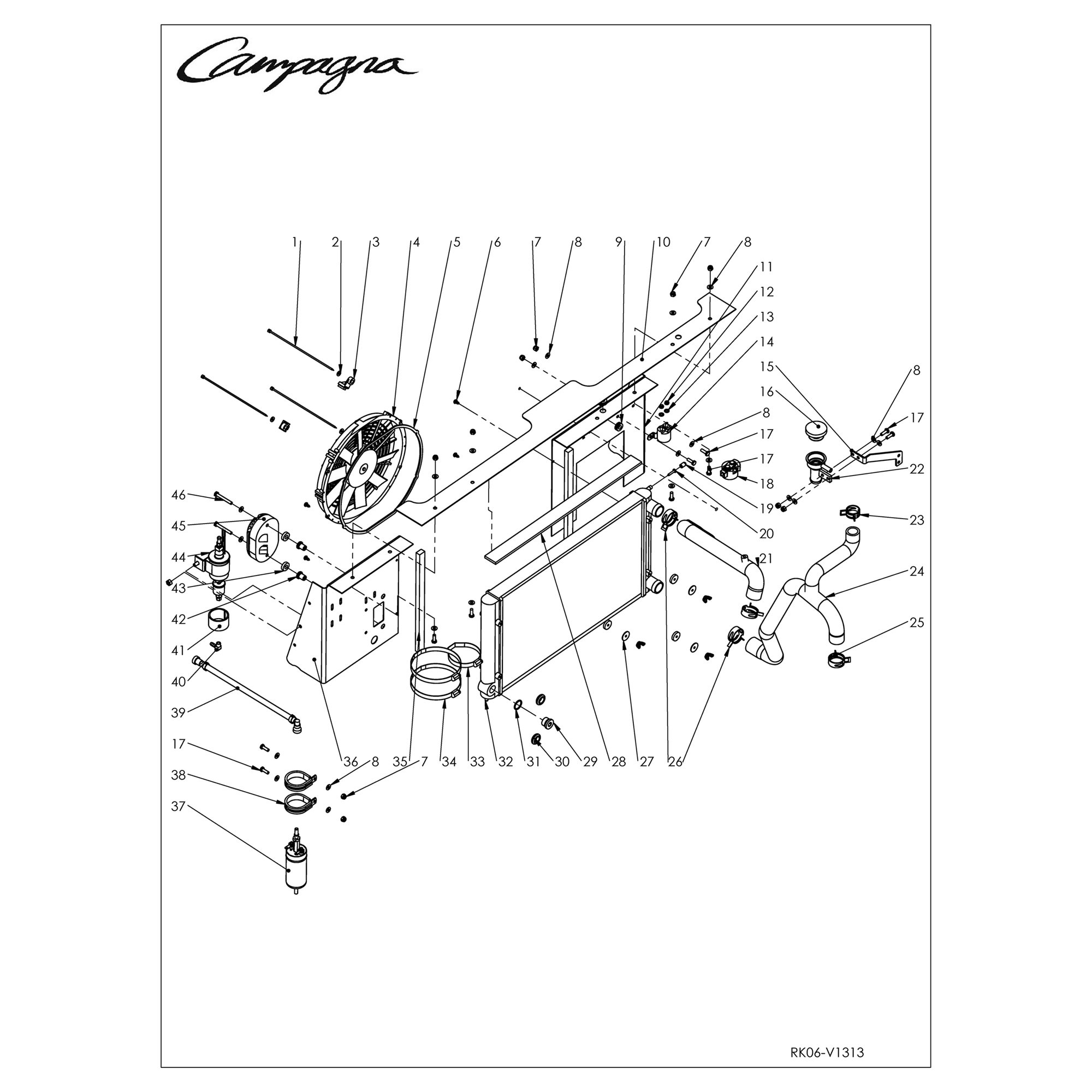COOLING SYSTEM - ASSEMBLY