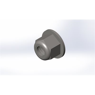 NUT M6 X 1 FLANGED LOCK